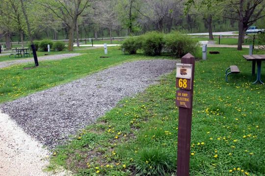 Campsite Details - 068, Springbrook State Park, IA - Iowa State Parks